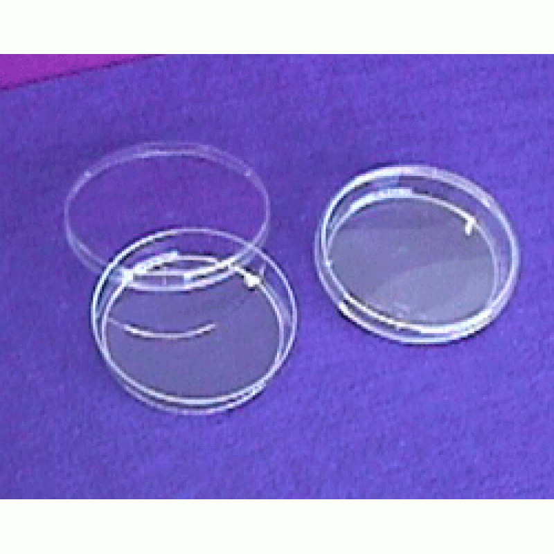Petri Dishes With Lid, Clear Polystyrene (100X15 Mm)