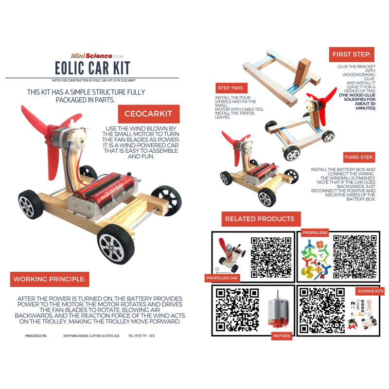EOLIC CAR Kit (Car Propeller Kit)
